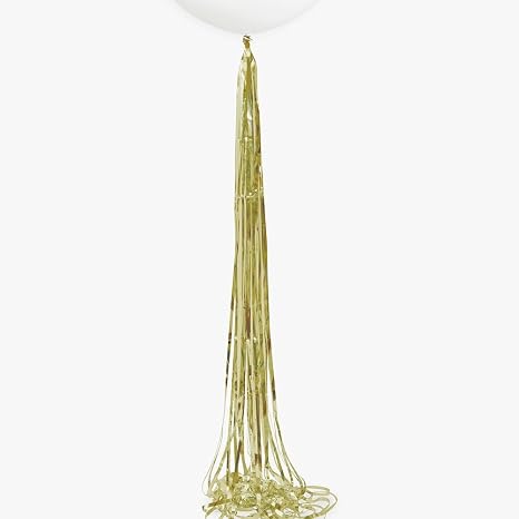 Amazon.com: Gold Foil Tassel Balloon Tail - (6 ft.) 1 Piece - Metallic ...