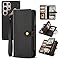 Amazon.com: TwoHead for Samsung Galaxy S25 Wallet Case with Card Holder, Detachable Magnetic ...
