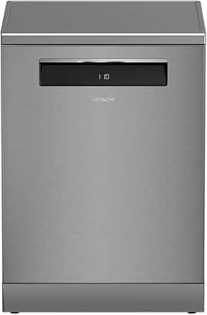 Hitachi Dishwasher Freestanding, 15 Place Setting, 8-Programs ...
