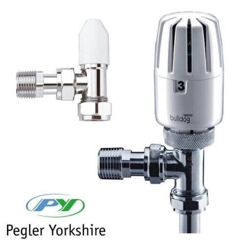 Pegler Bulldog GEN2 15mm Angled TRV Thermostatic Radiator Valve ...