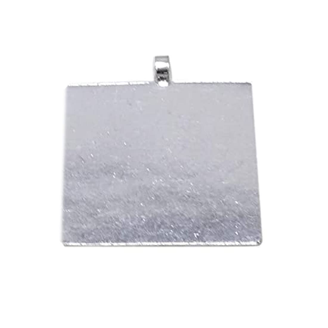 Sahiba Gems Solid Silver Square Piece Silver/Chandi Ka Tukra Chokor ...