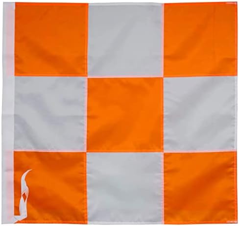 Amazon.com : Heavy Duty Airport Flag Orange and White 36 x 36 Inch ...