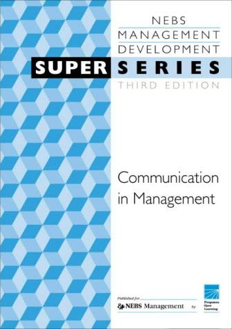 Communication in Management SS, Third Edition: Nebs Management ...