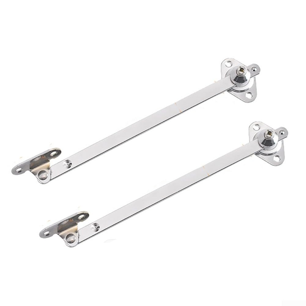 2Pcs Drop Down Hinges, Iron + Zinc Alloy Lid Support Stay Bar, Cabinet ...