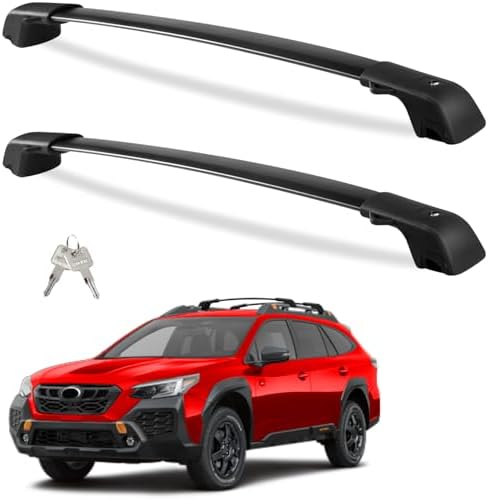 Amazon.com: Tuyoung 220lbs Lockble Roof Rack Cross Bars Compatible with ...