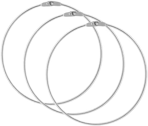 Amazon.com: Yuomeaz 6 inch Large Metal Rings, 3Pcs Key Ring Hoop, Heavy ...