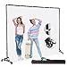 Amazon.com : FEIFANTEAM Movable White Backdrop Stand with Pulley ...