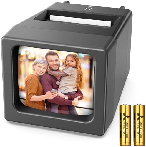 35mm Slide Viewer, 2X Magnification and LED Lighted Illuminated Viewing ...