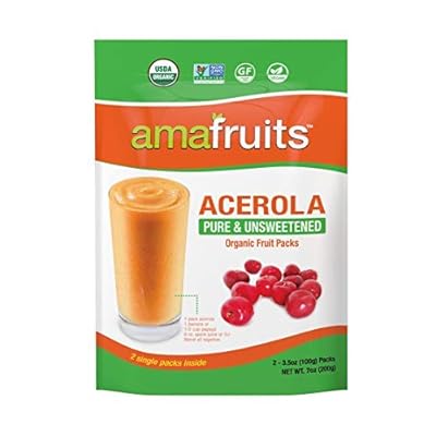 Amafruits Acerola Frozen Puree Pure and Unsweetened Philippines | Ubuy