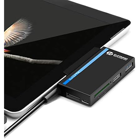 Amazon.com: Microsoft Surface Go USB Hub Type-C& 3-Slot Card Reader ...