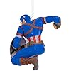 Amazon.com: Hallmark Marvel Avengers Captain America Resin Christmas ...