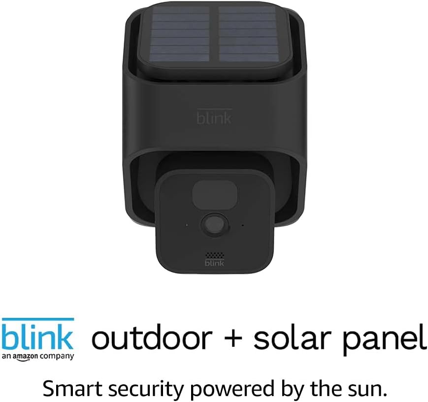 Amazon.com: Blink Outdoor (3rd Gen) + Solar Panel Charging Mount ...