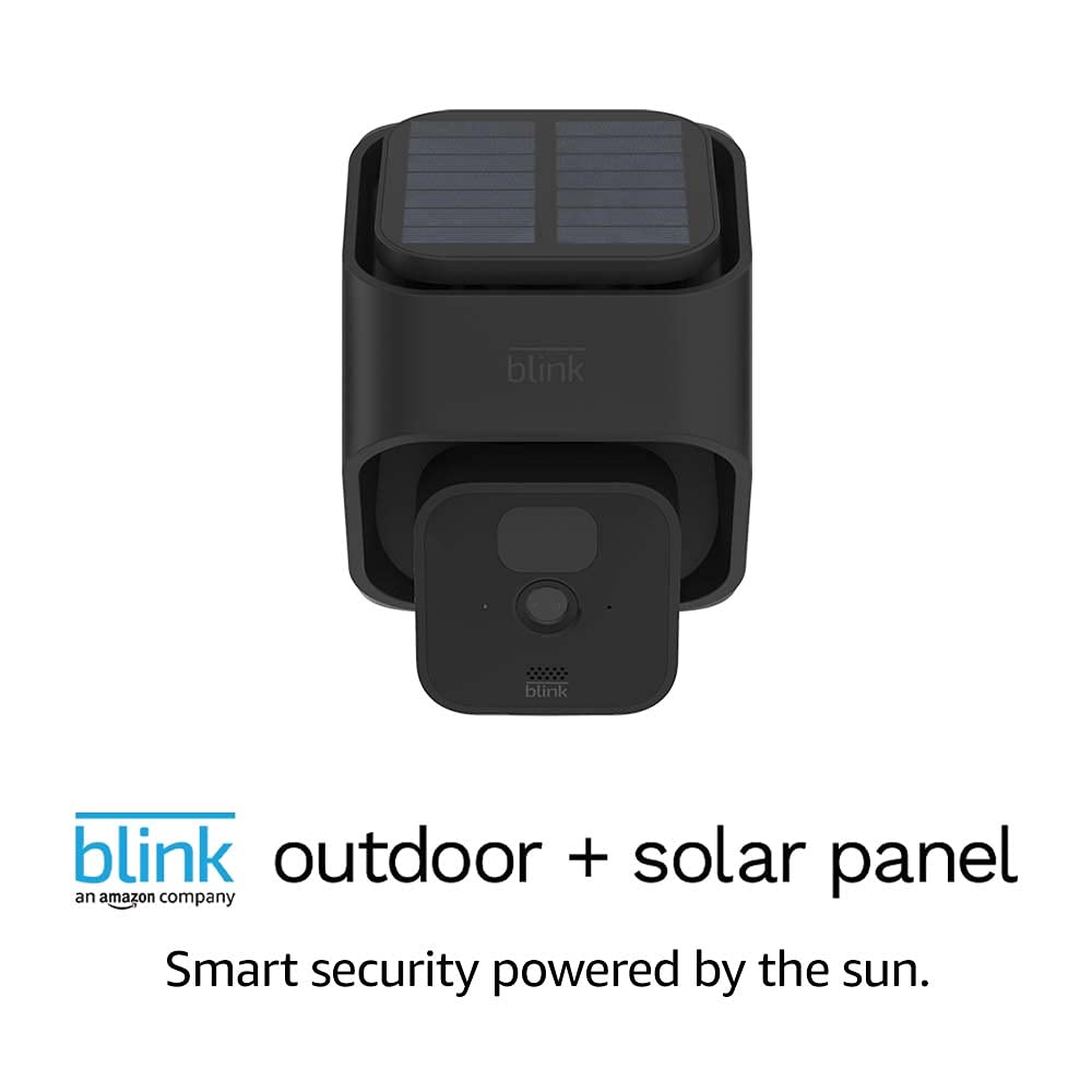 Amazon.com: Blink Outdoor + Solar Panel Charging Mount – wireless, HD ...