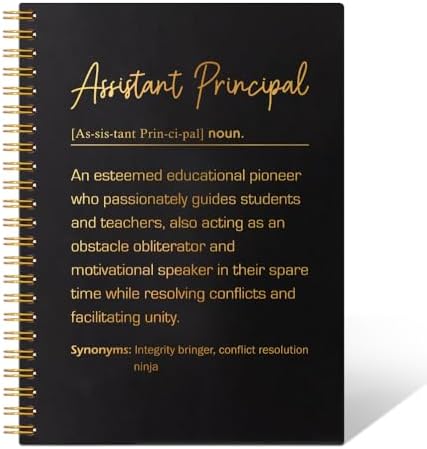Amazon.com : THEBESTU Assistant Principal Definition 160 Pages Blank ...