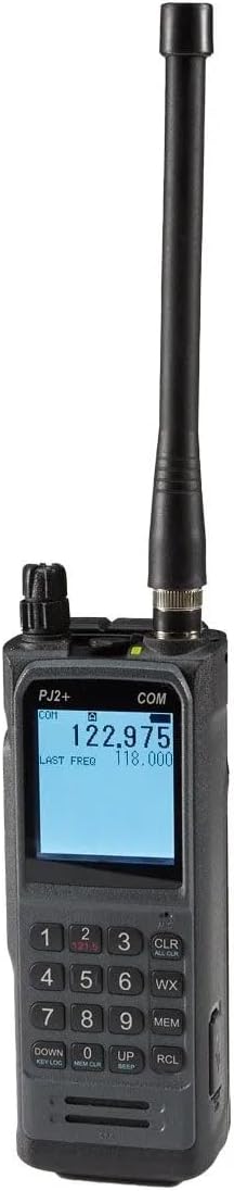 Amazon.com: Sporty's PJ2+ COM Aviation Handheld Radio with Easy-to-Read ...