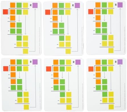 Amazon.com: Really Good Stuff Beginning Long Division Dry-Erase Boards ...