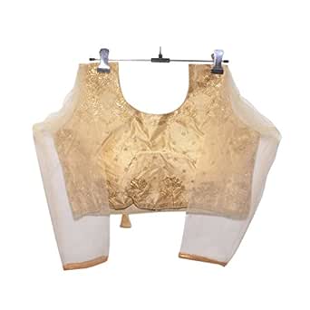 Buy ANANT TEXTILE Anant Golden Quarters Sleeves Embroidered Women's ...