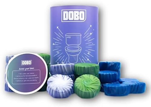 Amazon.com: DOBO Toilet Bowl Cleaner Tablets 24 Pack - 3 Colors - Blue ...
