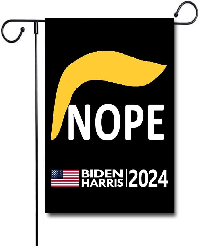 Amazon.com : IFHUH Anti-Trump Yard Sign Trump Nope Sign Biden 2024 Yard ...
