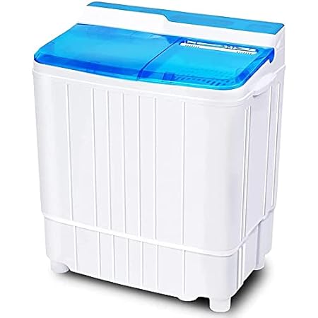 Amazon.com: SUPER DEAL Compact Mini Twin Tub Washing Machine, Portable ...