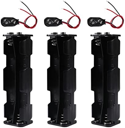 Amazon.com: 3pcs 8 AA Battery Holder 12v AA Battery Holder 8 X AA ...