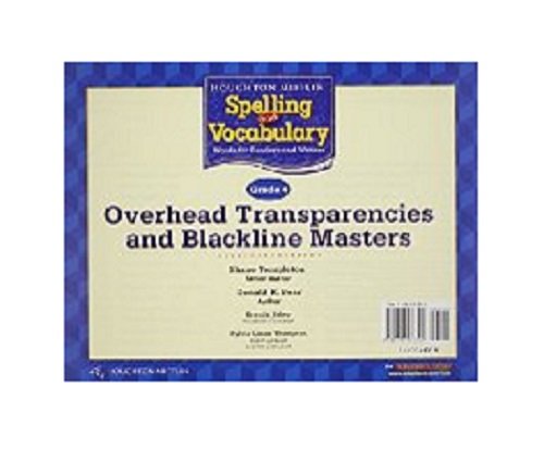 Amazon | Spelling and Vocabulary Grade 4: Overhead Transparencies and ...