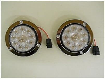 Amazon.com: United Pacific 4" Round 10 LED Clear White Reverse Light ...