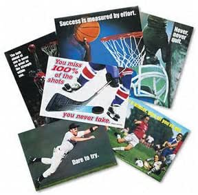 Amazon.com: ARGUS Large Poster Combo Pack, Sports Motivating : Electronics