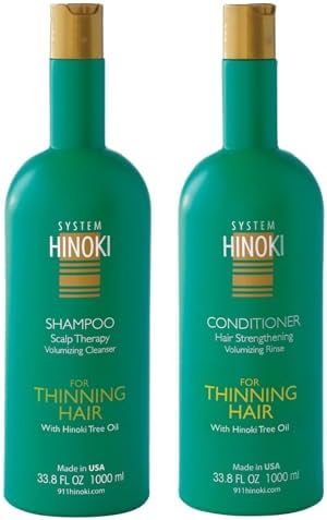 Amazon.com : Hayashi System Hinoki Shampoo & Conditioner 33.8oz Duo ...