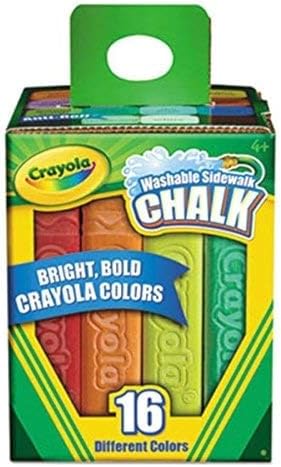 Amazon.com: Crayola 512048 Washable Sidewalk Chalk 48 Assorted Bright ...