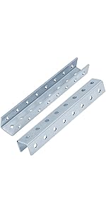 Amazon.com: 2 PCS U Shaped Splice Fittings Strut Connector Bracket ...