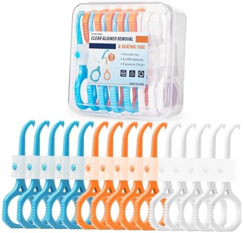 Amazon.com : DLENP 25PCS Aligner Remover Tool, 5 Colors Clear Aligner ...