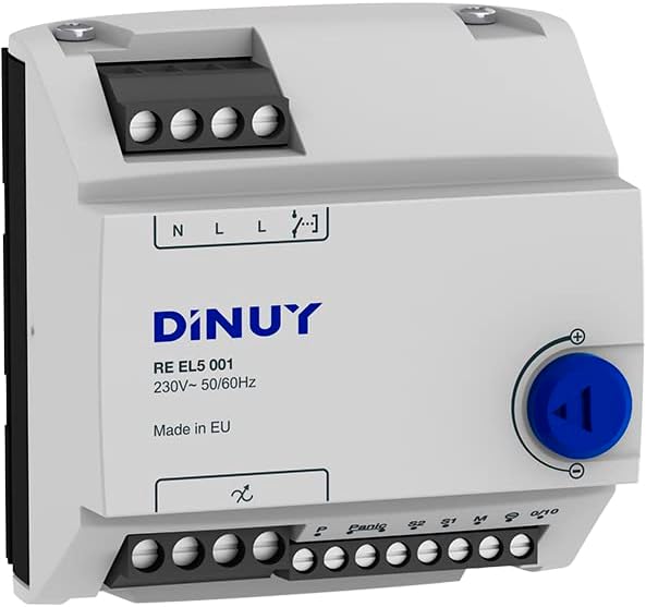Dinuy RE.EL5.001 - Regulador intensidad 5 módulos 1000w rail din ...