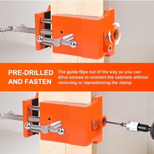 Snapklik.com : 2-Pack Cabinet Clamps, TOVEN-RV Cabinet Installation ...