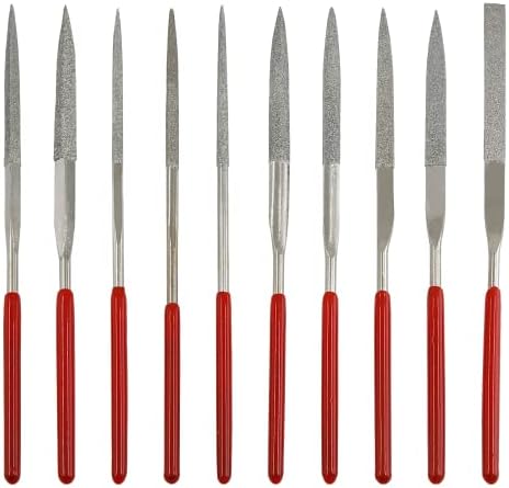 Litoexpe 10 Pieces Mini Needle File Set, Multipurpose Small Diamond ...