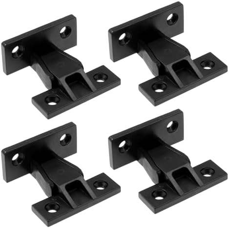 6 Pairs Push in Plinth Panel Furniture Connectors Bracket Fixings with ...