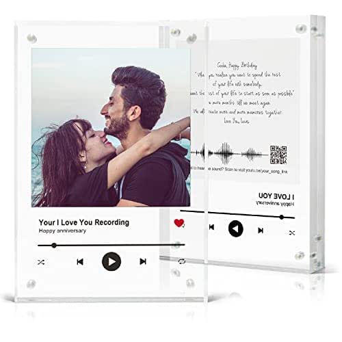 Amazon.com: IGREAN Custom Audio Photo Acrylic | With Song QR Code ...