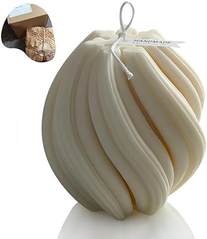 Amazon.com: LAWA Knot Ball Candle - Large Beautiful Handmade Pillar ...