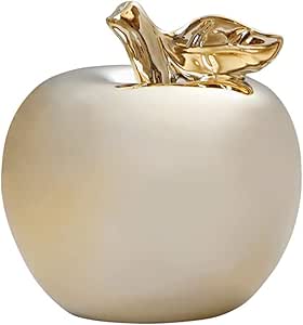 Amazon.com: Ceramic Apple Ornament Apple Statue Decorative Apple ...