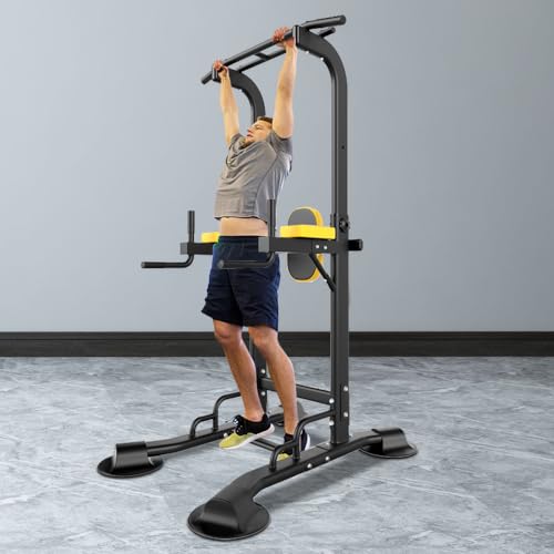 Snapklik.com : Pull Up Bar Stand Multi-Grip Pull Up Dip Bar Height ...