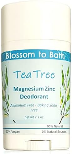 Amazon.com : Tea Tree Magnesium Zinc Deodorant (2.7 ounce) - Pure ...