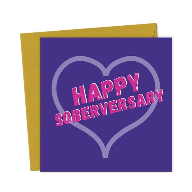 Happy Soberversary card | Cute Sober Cards Congratulations Well Done ...