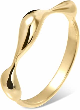 Amazon | [mico.lor] ステンレス リング (240) デザイン 金属アレルギー対応 レディース メンズ サージカルステンレス 316L ニッケルフリーピンキーリング 重ね付け ...