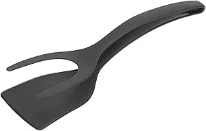 Jiangbao Handle and FL-ip Tongs Spatula, Fried Egg Spatula, 2-in-1 ...