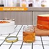 Amazon.com: Encheng 1.5oz Mini Glass Jars Bulk Set of 70,Round Small 45ml Honey Jars with Golden ...