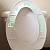 Amazon.com: Jiabetterniu Put Me Down Toilet Luminous Sticker Decal ...