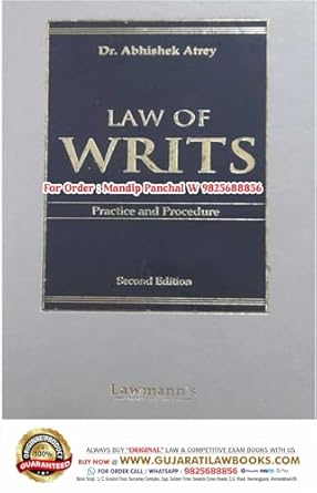 Buy LAW OF WRITS - Practice & Procedure - Latest 2024 Edition Lawmann ...