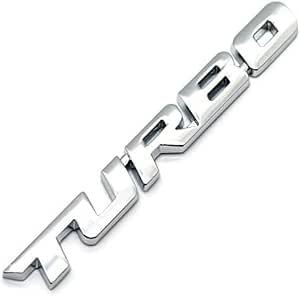 Amazon.com: Universal Metal Turbo Badge Emblem Car Auto Fender Trunk ...