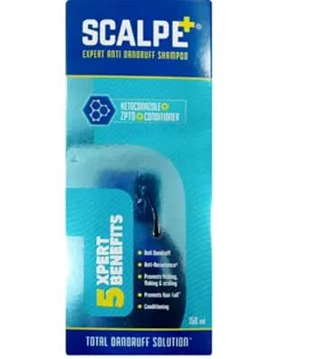 Scalpe+ Expert - Bottle of 150ml Anti Dandruff Shampoo for Men and ...