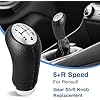 Amazon.com: Vinabo 5 Speed Gear Shift Knob for Renault Clio II 2003 ...